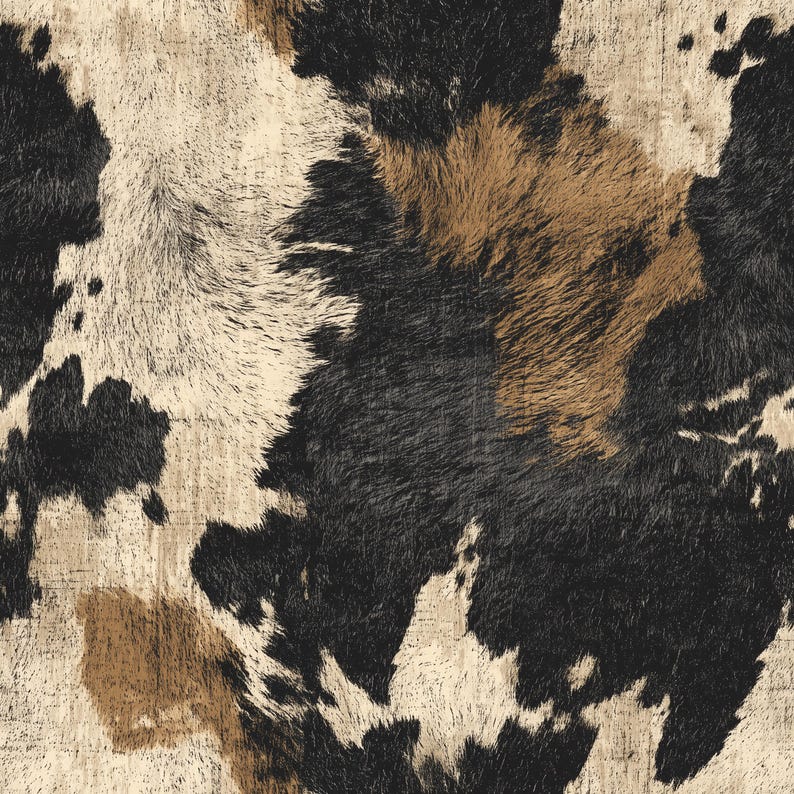 Rustic Cowhide Wrapping Paper: Western Style Gift Wrap, Cowboy ...
