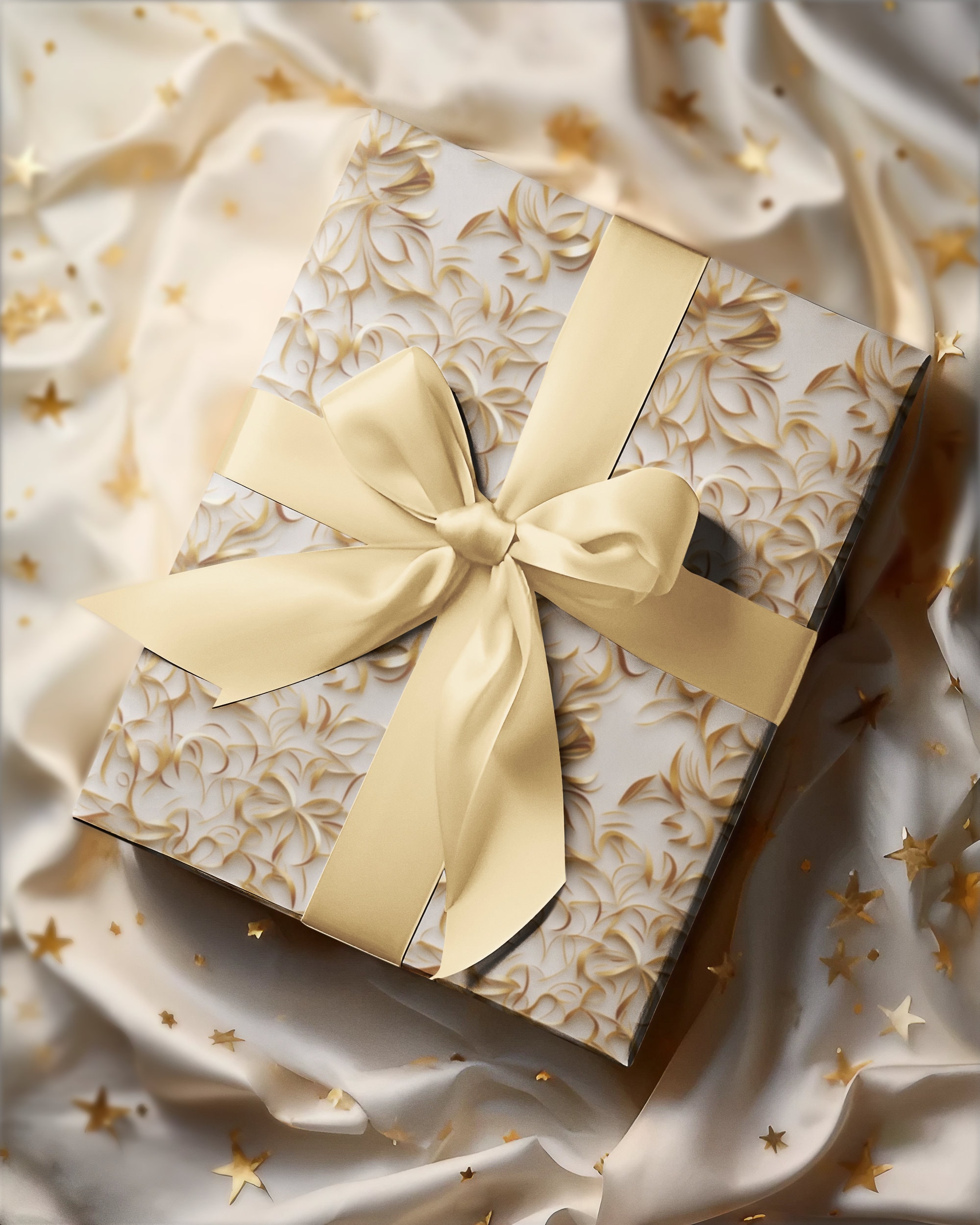 Gold wrapping paper store