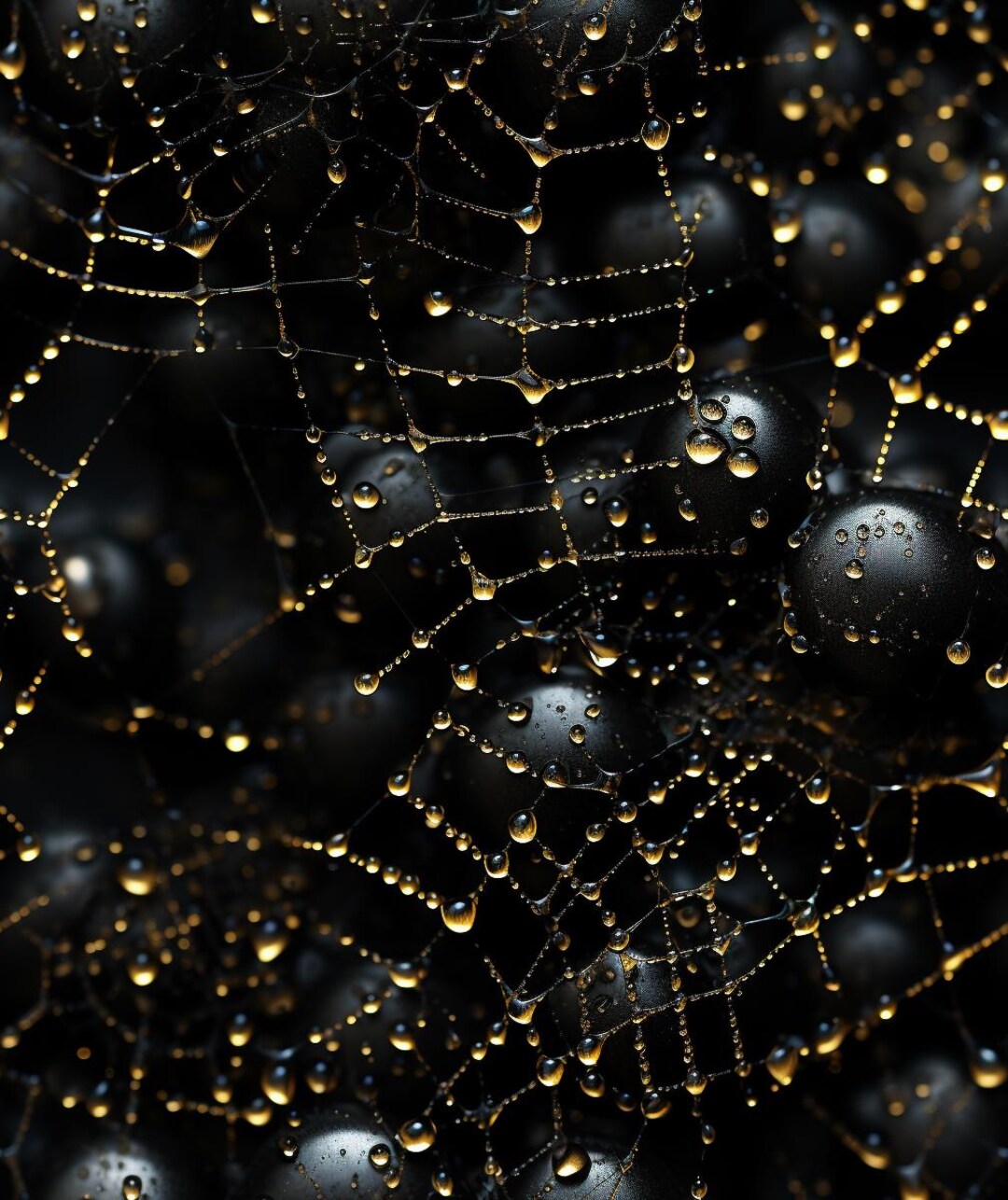 Spider Web Gift Wrap Paper Black Spider Wrapping Paper Dark Spider Web ...