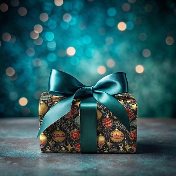 Gold Christmas Wrapping Wallpaper