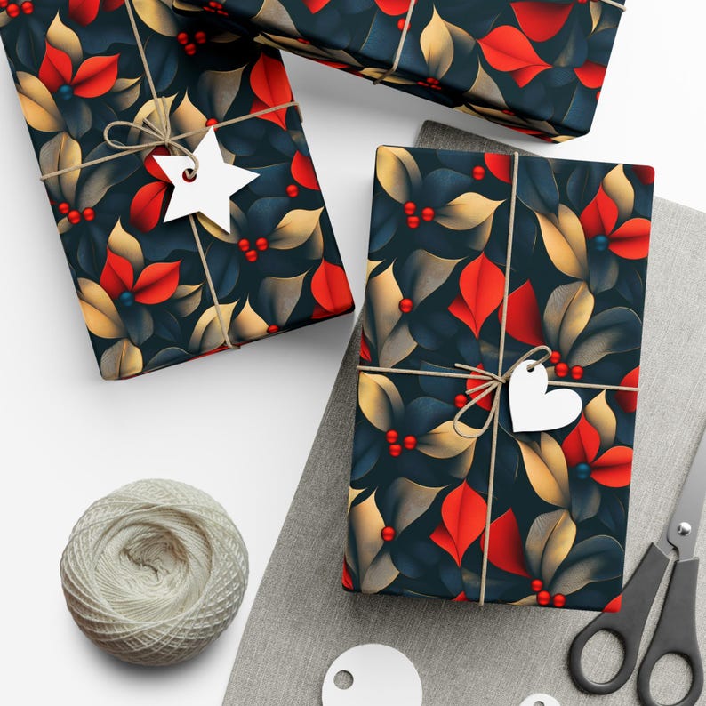 Modern Christmas Wrapping Paper