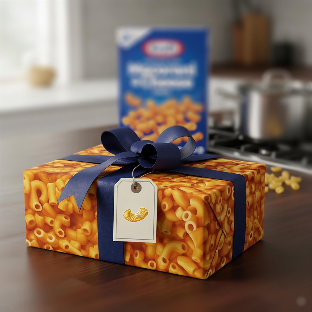 Mac N Cheese Wrapping Paper: Funny Foodie Gag Gift, Teenager Paper - Etsy