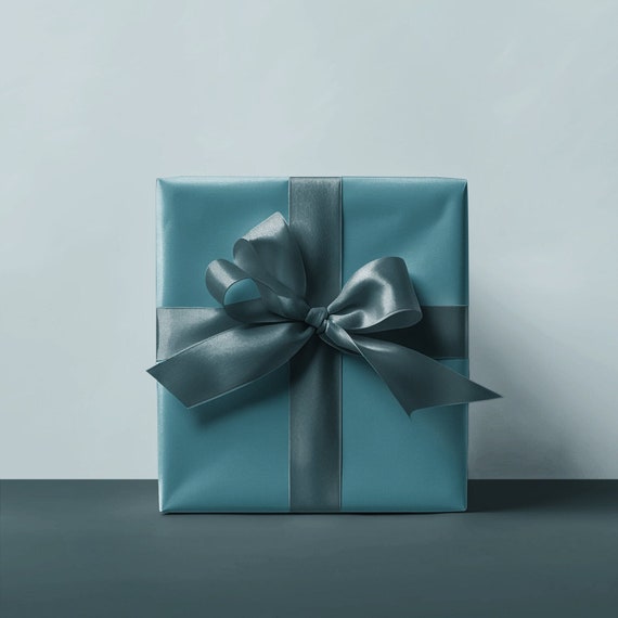 Solid Color Dark Teal Gift Wrap Elegant Green Blue Teal Wrapping Paper Dark Teal Gift Wrap Solid Blue Paper Nautical Neutral Gift Wrap Green Etsy UK