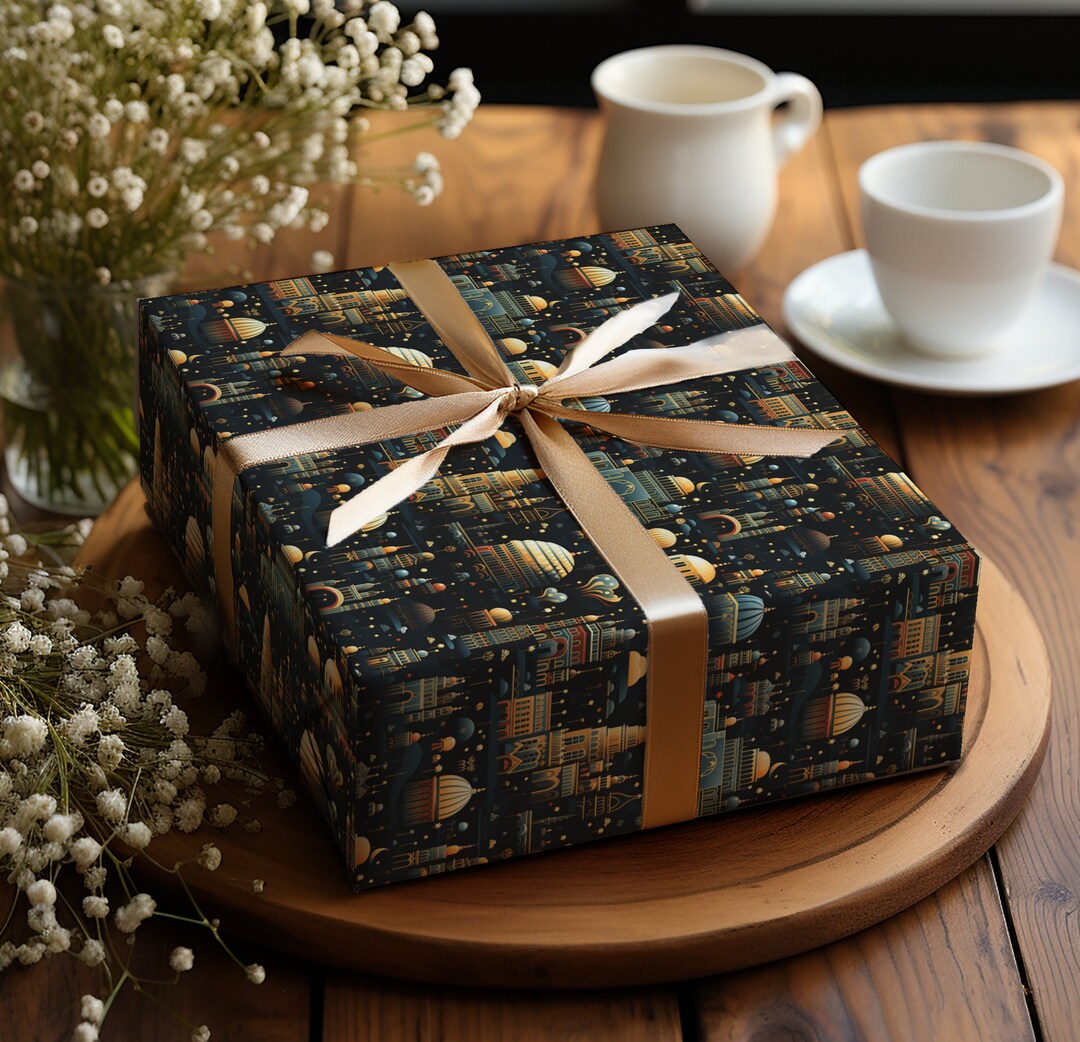 Religious Wrapping Paper Mosque Design Holi Gift Wrap Diwali Gift Wrap ...