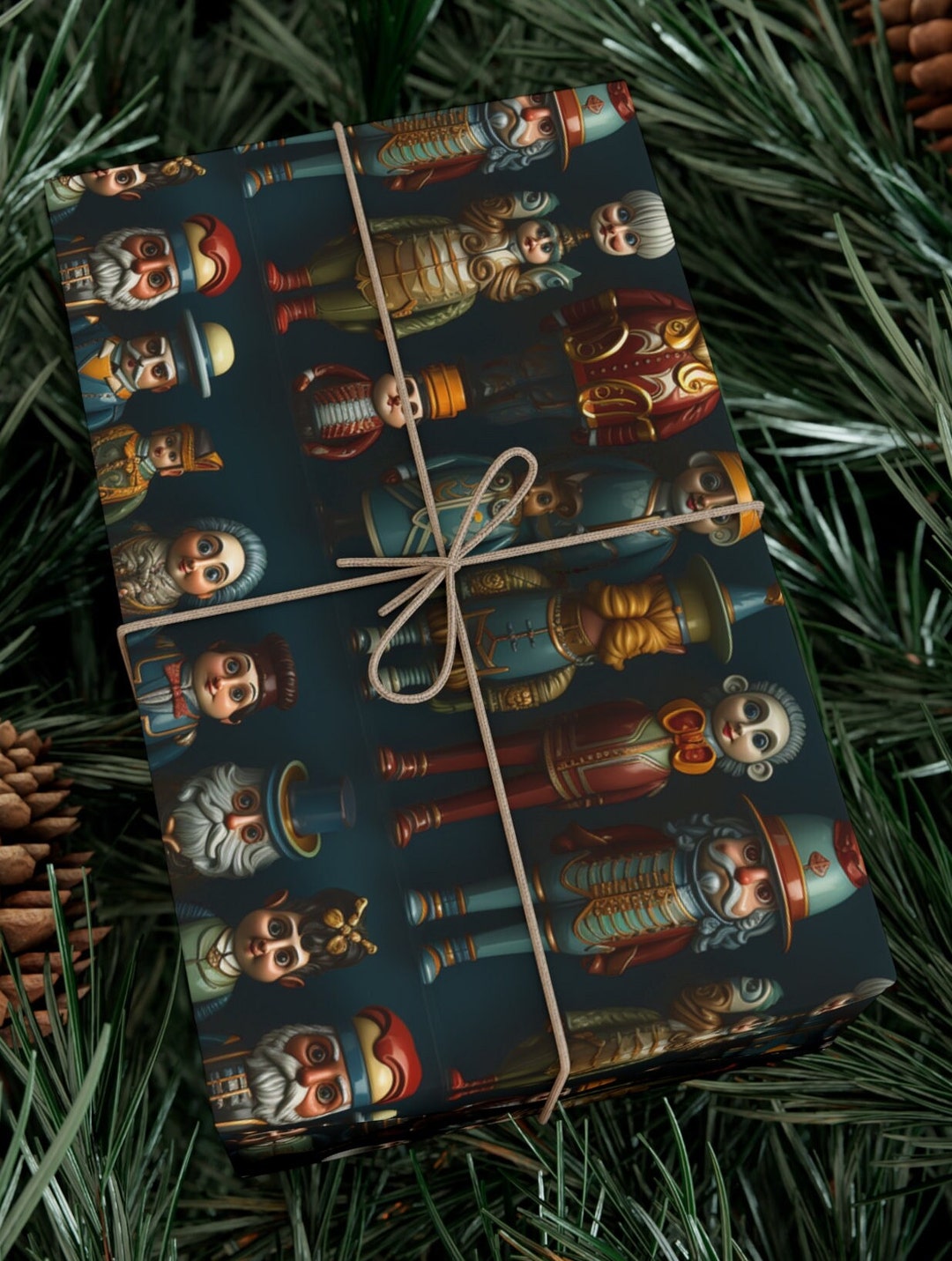 Adorable Dolls Gift Wrapping Paper Unique Styles Oddity Gift Wrap Weird ...