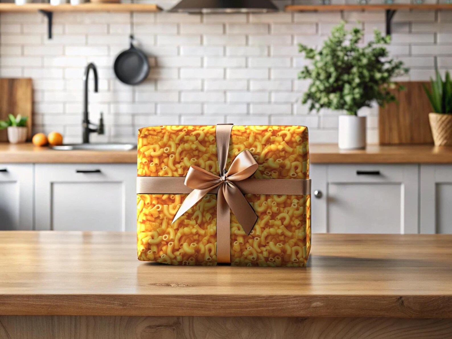 Mac N Cheese Wrapping Paper: Funny Foodie Gag Gift, Teenager Paper - Etsy