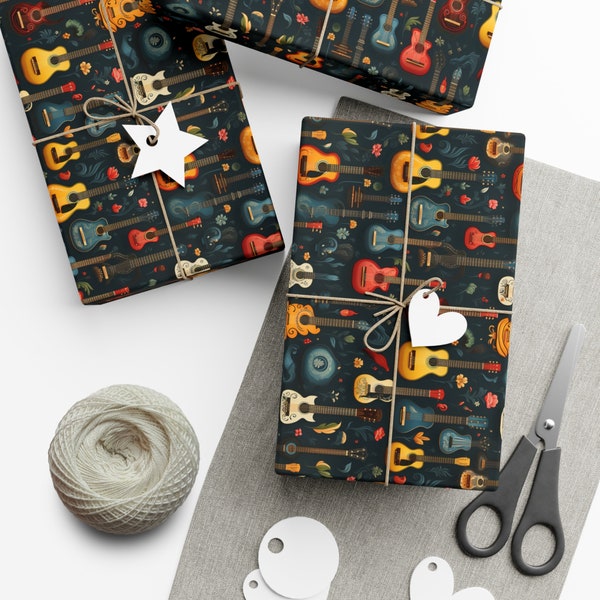Music Theme Wrapping Paper - Etsy