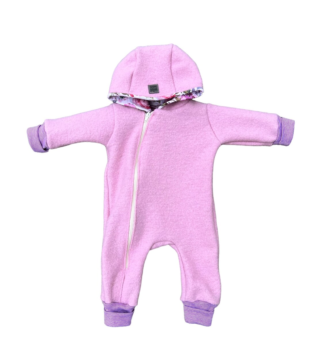 Wool Walk Overall Rose, Watercolor Flowers Walkloden Wool Walk Suit ...