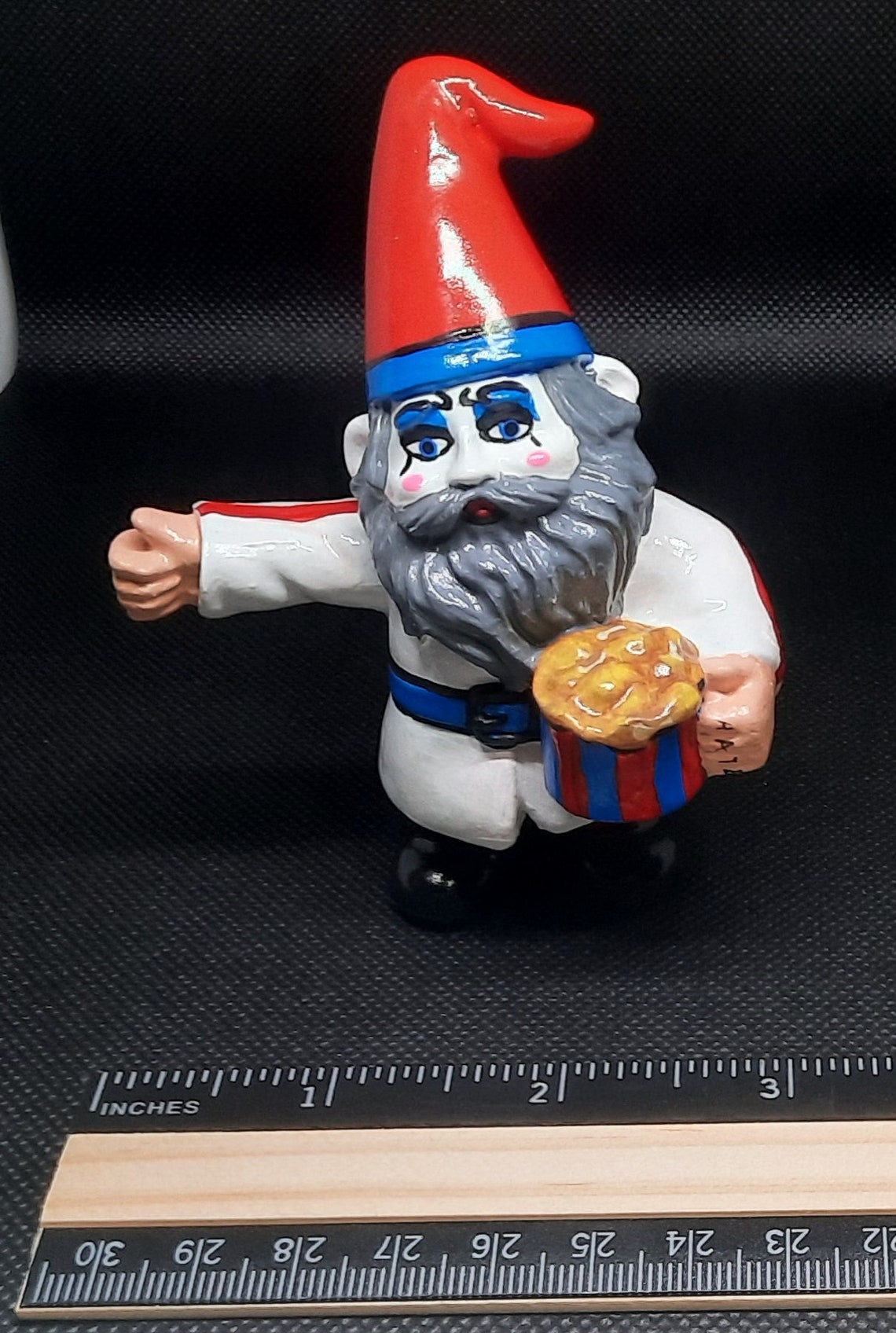 Captain Spaulding With Tasty Fried Chicken Bucket Hand Painted Gnome - Etsy
