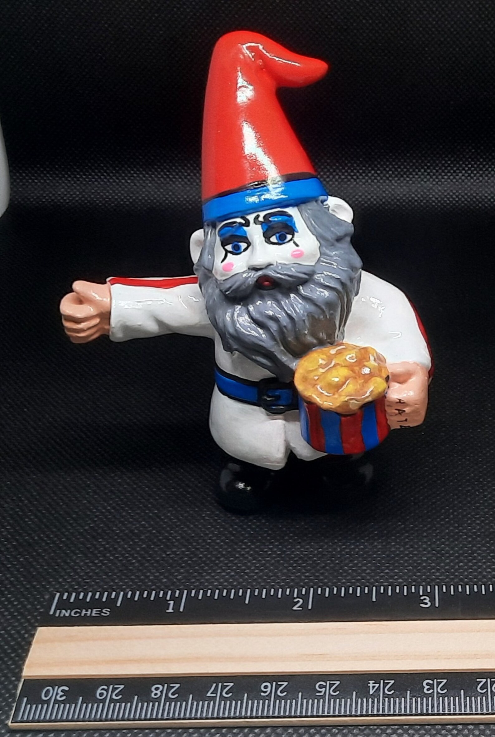 Captain Spaulding With Tasty Fried Chicken Bucket Hand Painted Gnome - Etsy