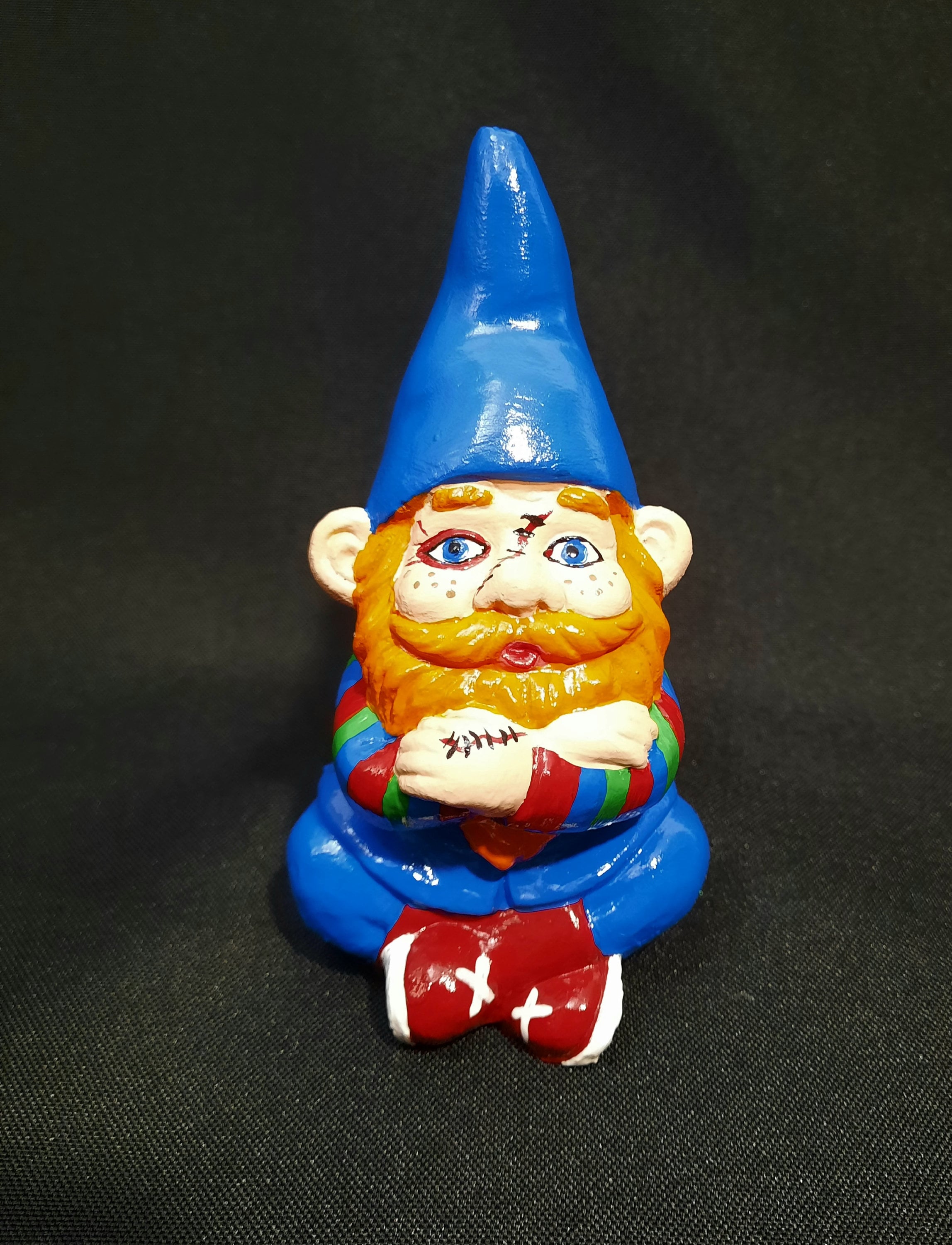 Hand Painted Chucky Gnome - Etsy