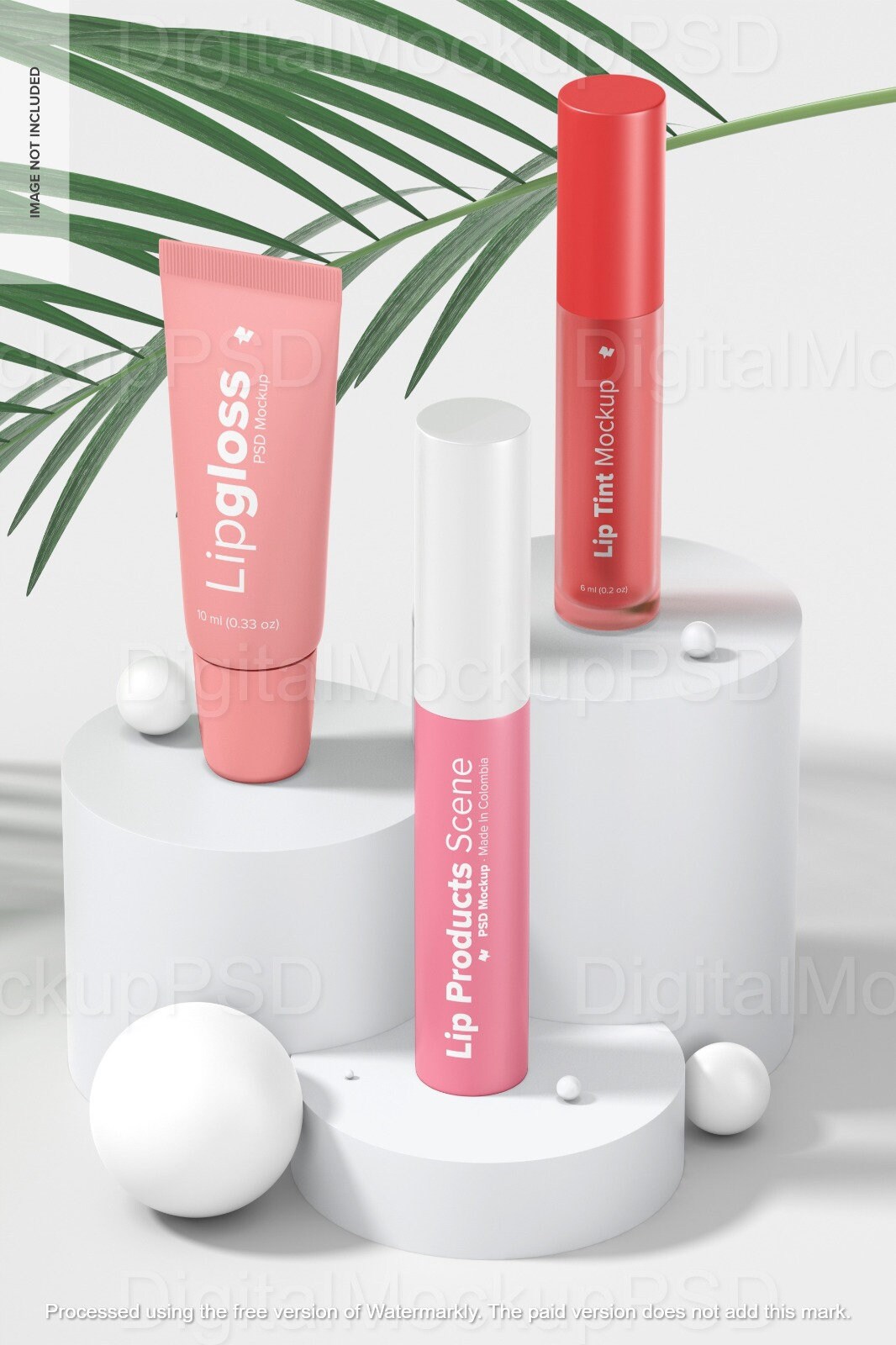 Lipgloss Mockup, PSD Smart Layers Mockup, Photoshop Lip Gloss Mockup ...