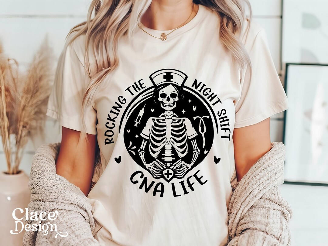 Rocking the Night Shift CNA Life Svg Png Svg Ffile for Cricut Certified ...