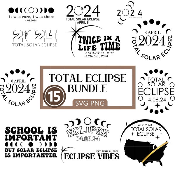 Solar Eclipse Svg - Etsy