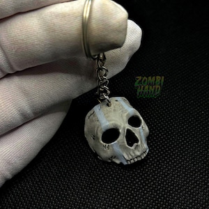 MW2 Ghost Skull Mask Keychain, Warzone Ghost Mask Keychain, Call of ...