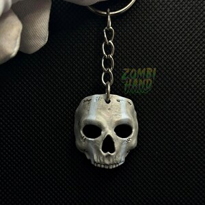 MW2 Ghost Skull Mask Keychain, Warzone Ghost Mask Keychain, Call of ...