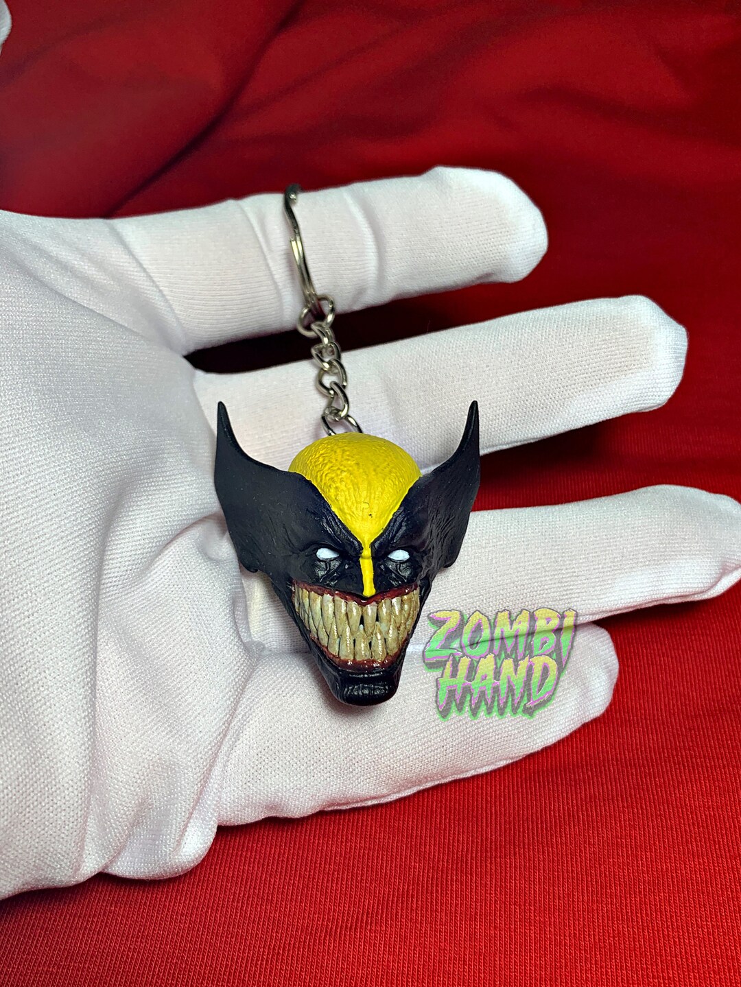 Wolverine Head Keychain, Venom Wolverine Keychain,symbiote Wolverine ...