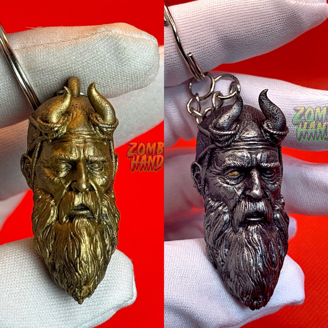 Mimir Head Keychain God of War Keychain, Gow Keyring, Backpack ...