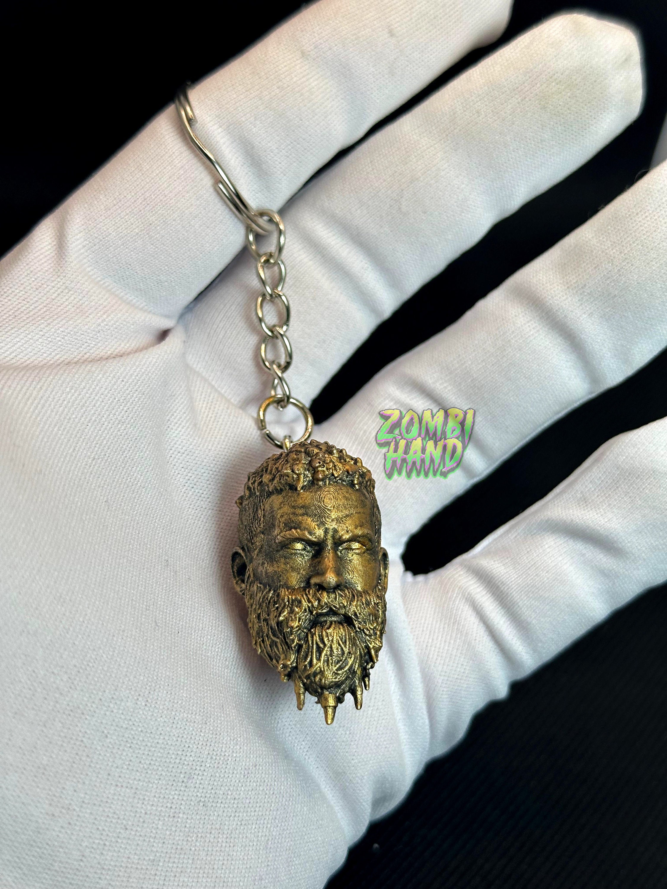 God of War Baldur Head Keychain, God of War Keychain, Gow Keyring ...