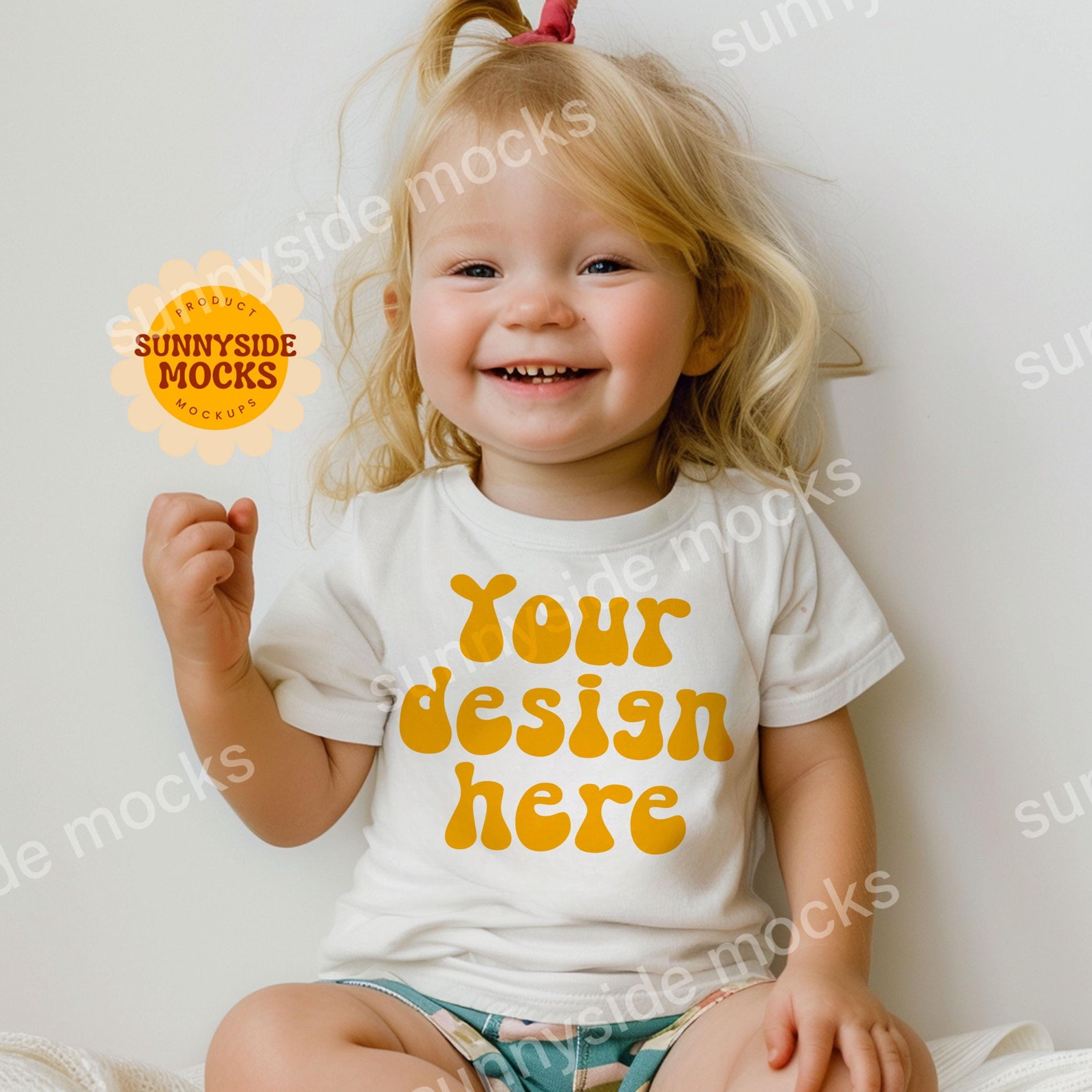 Rabbit Skins 3321 Mock, Kids White T Shirt Mock Up, Toddler Mockup ...