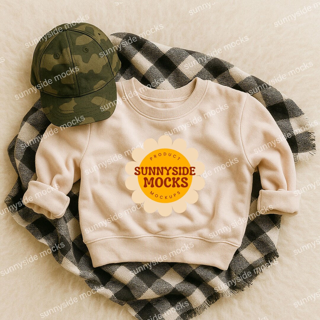3317 Rabbit Skins Mock Up, Toddler Sweatshirt Mockup, Kids Hoodie Mock ...