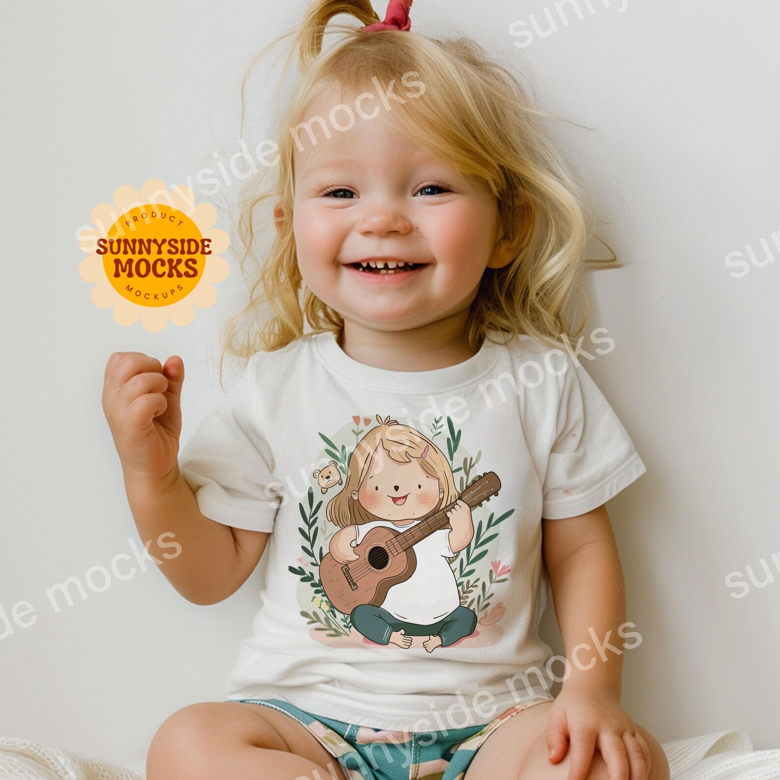 Rabbit Skins 3321 Mock, Kids White T Shirt Mock Up, Toddler Mockup ...