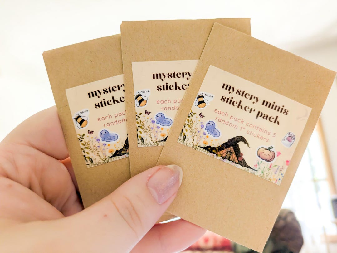 Mini Sticker Blind Bag: Mystery 1" Deco Stickers for Journal - Etsy