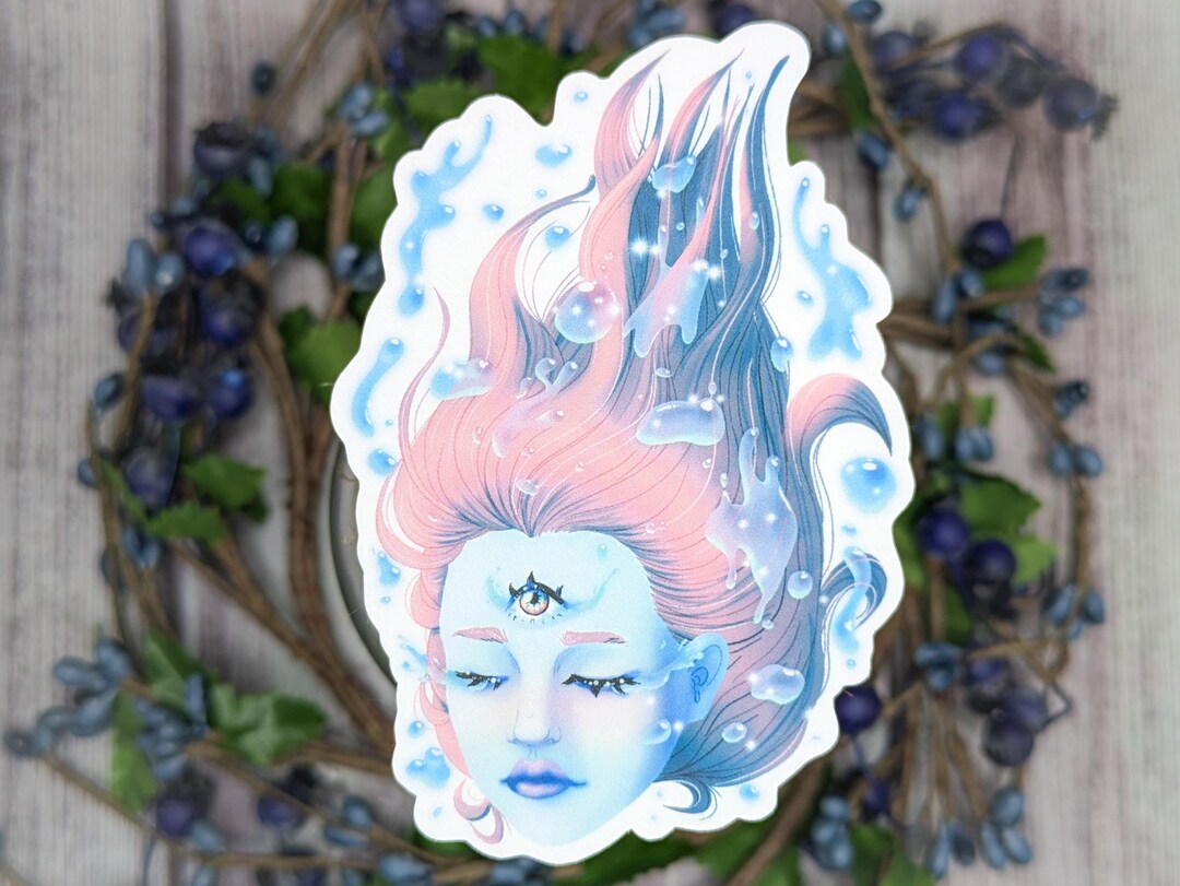 Tearful, Third Eye Sticker for Laptop or Water Bottle - Etsy