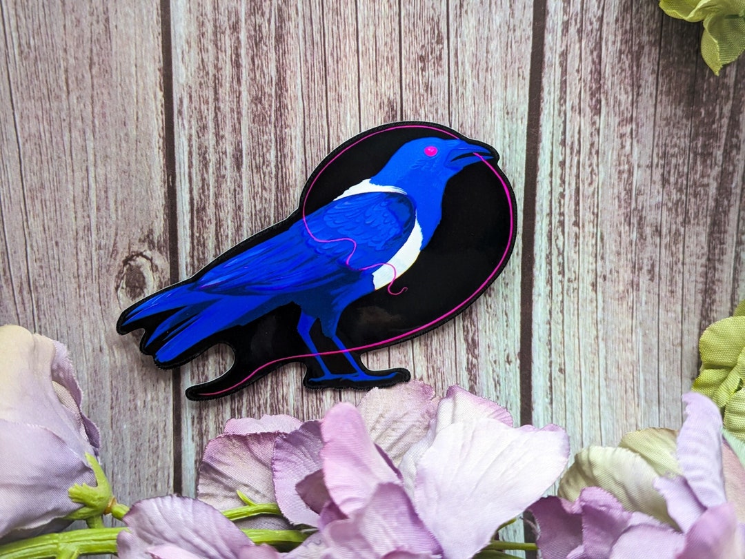 Red String of Fate - Halloween Sticker, Raven Crow Corvid Stickers - Etsy