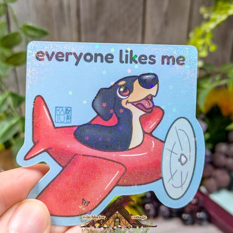 Funny Weiner Dog Sticker - Etsy