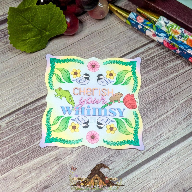 Whimsy Laptop Stickers - Etsy