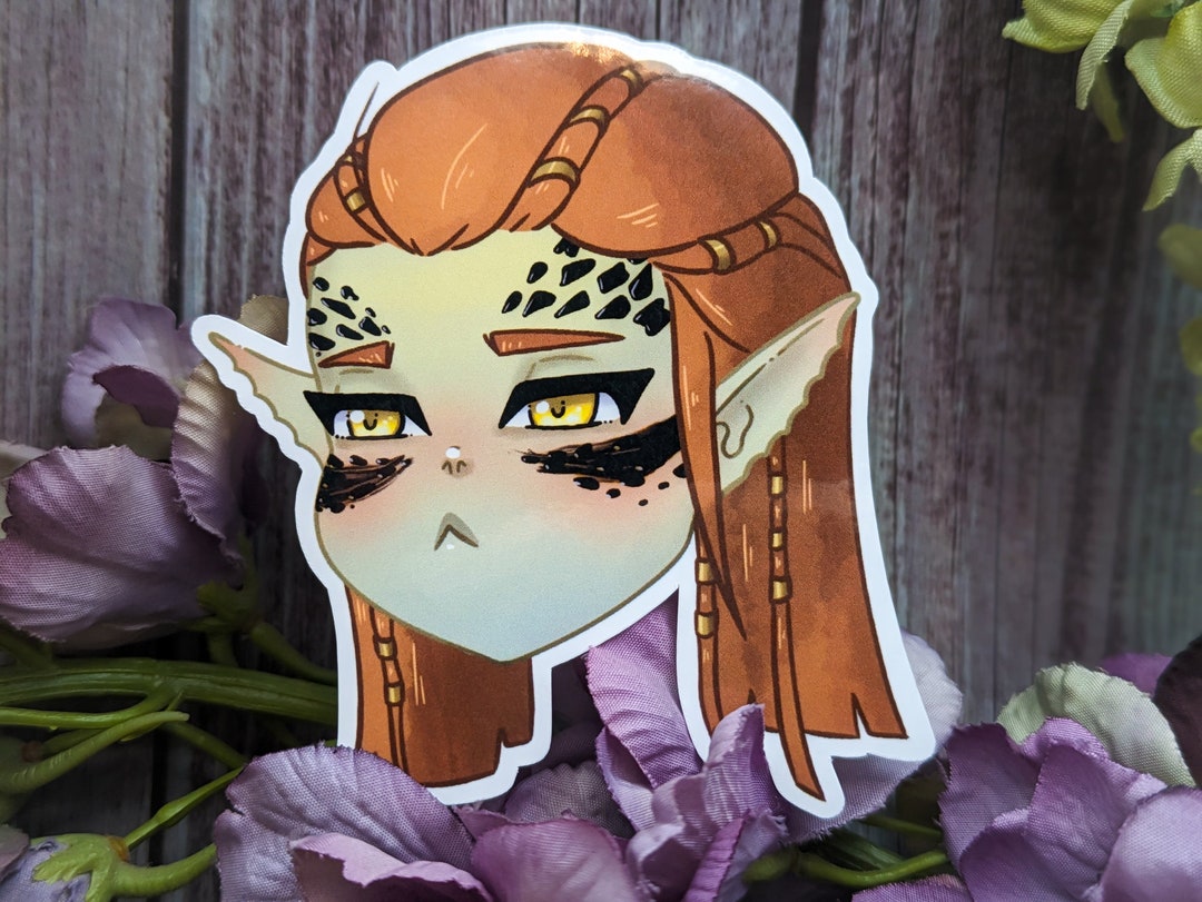 Chibi Githyanki Fighter Sticker, Warrior Bae, RPG Roleplaying Game ...