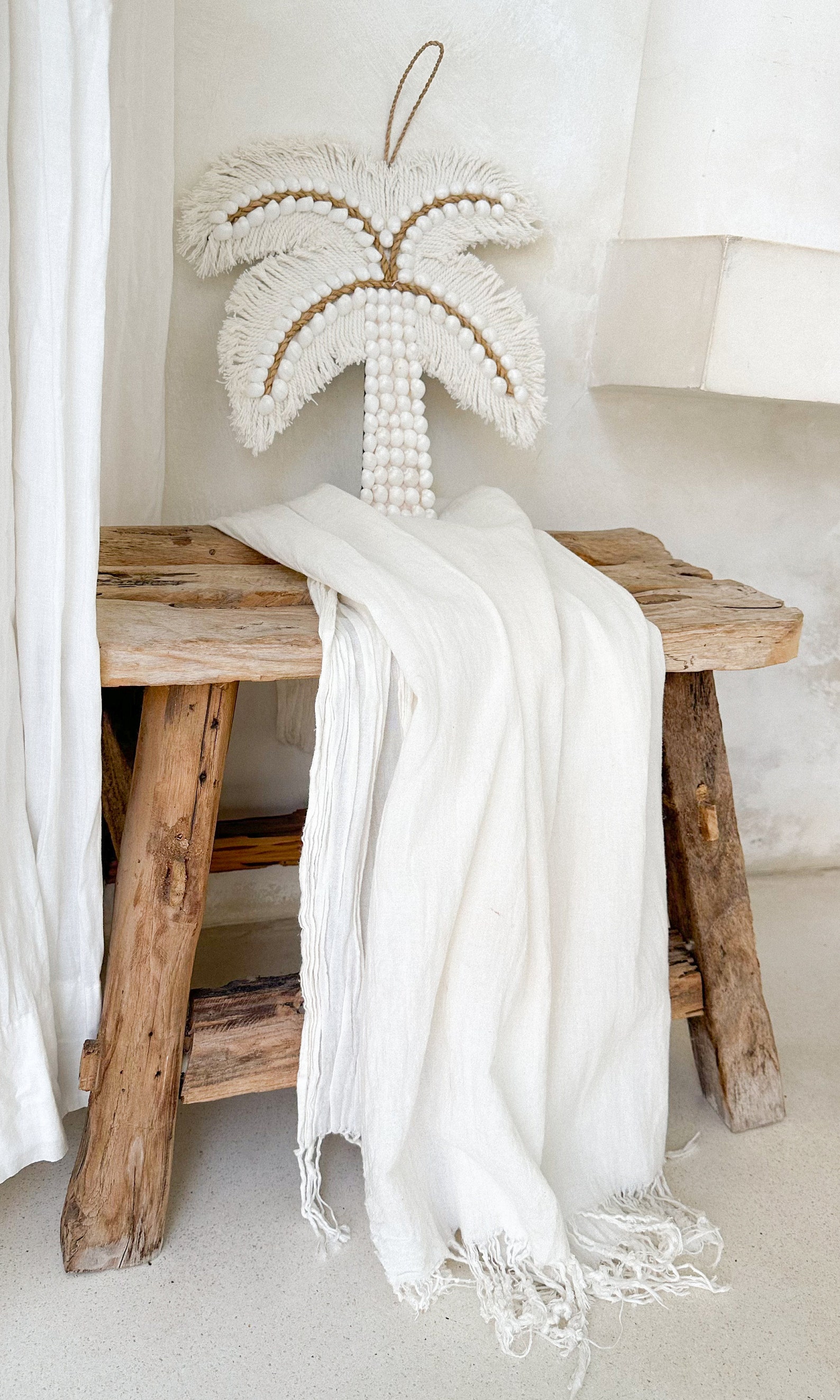 Palm Tree Wall Decor With Shells - Etsy