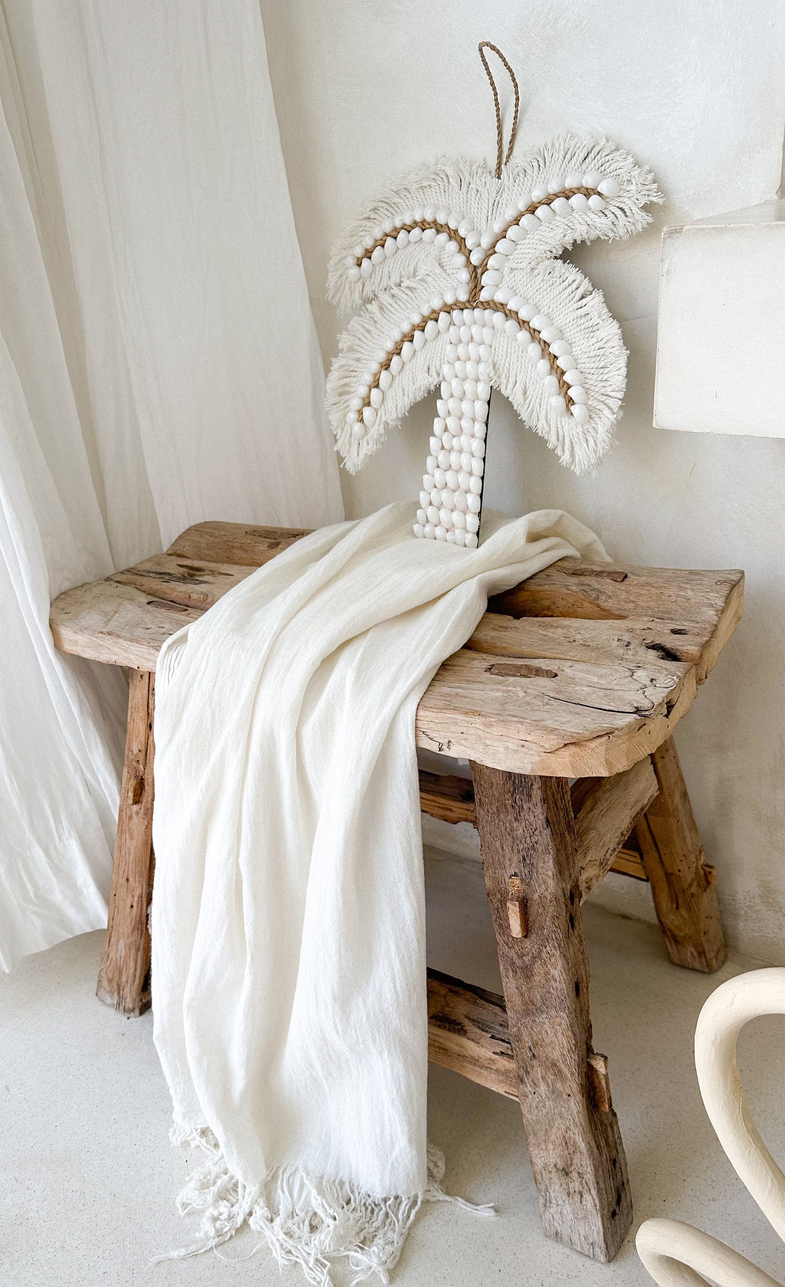 Palm Tree Wall Decor With Shells - Etsy