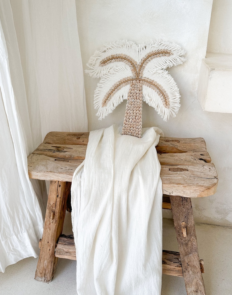 Palm Tree Wall Decor With Cowrie Shells - Etsy