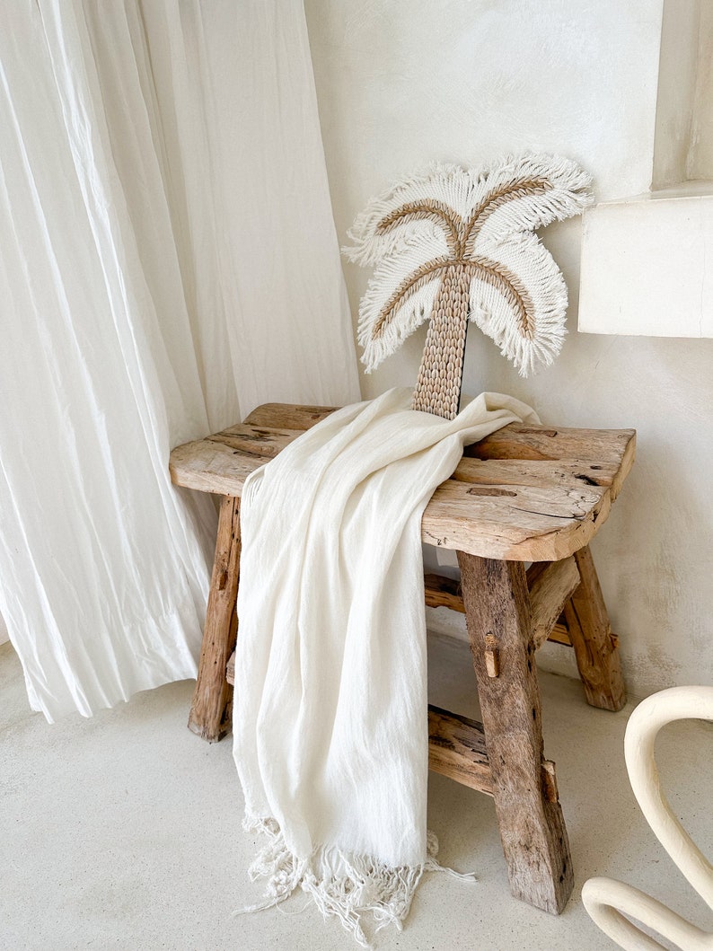 Palm Tree Wall Decor With Cowrie Shells - Etsy