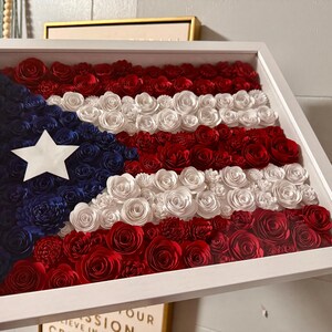 Puerto Rican Flag Shadow Box - Etsy