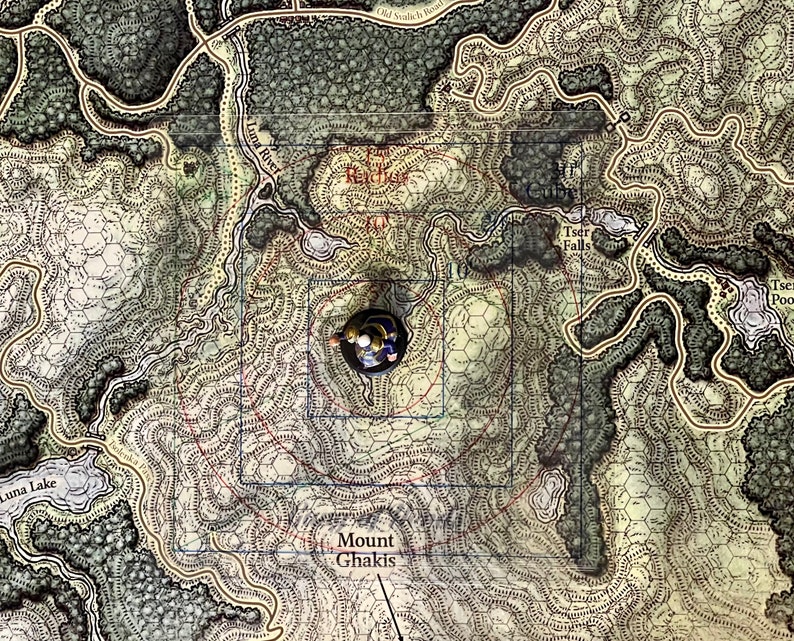 Spell Area of Effect (aoe) Template for Dnd, Pathfinder, or TTRPG ...