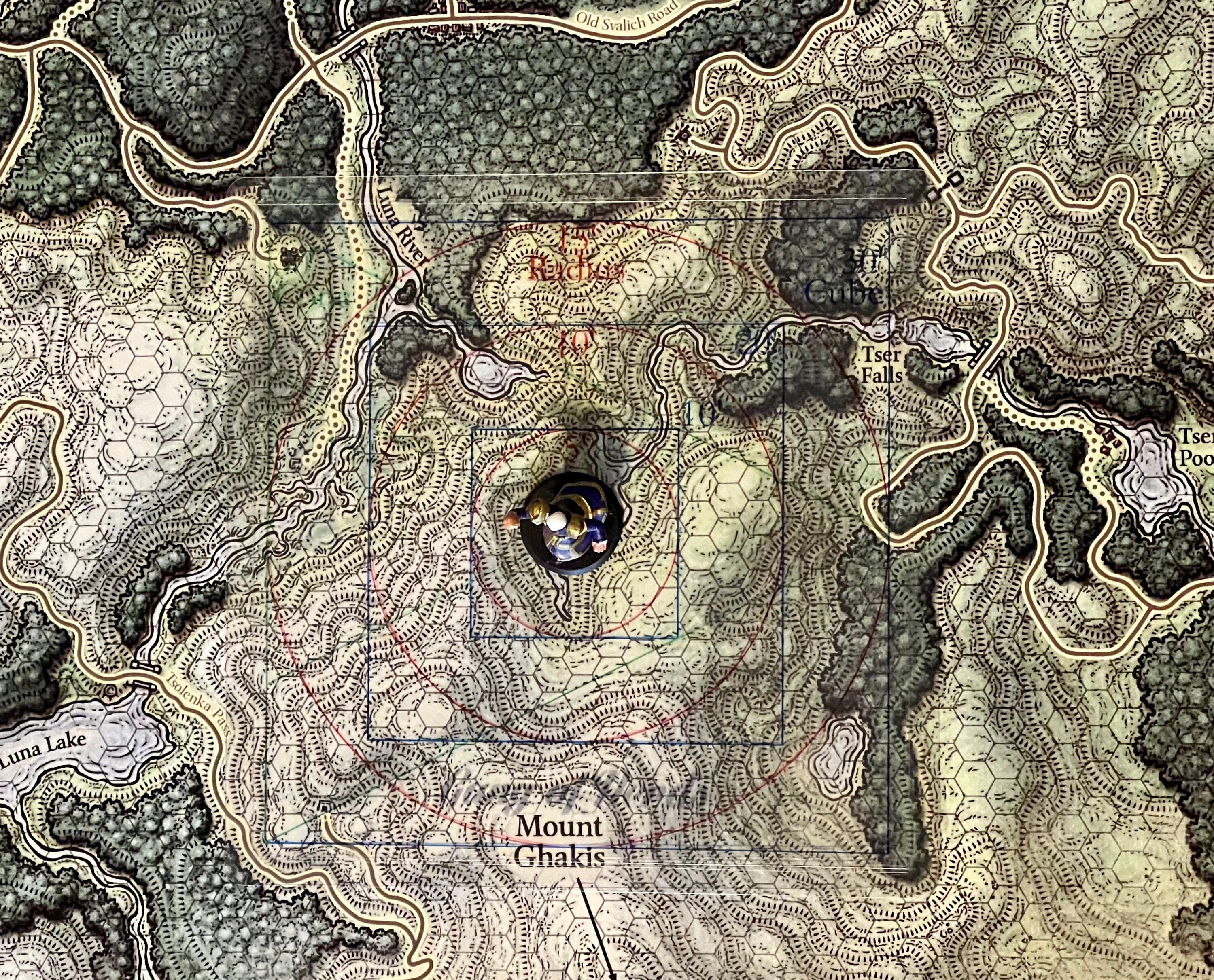 Spell Area of Effect (aoe) Template for Dnd, Pathfinder, or TTRPG ...