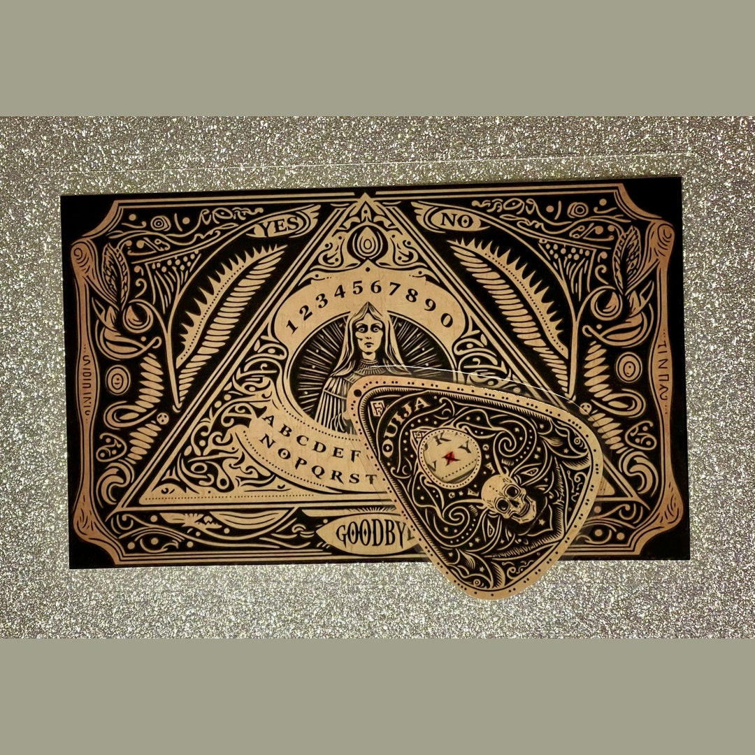Tiny Little Spirit Board Planchette Red Dot - Etsy