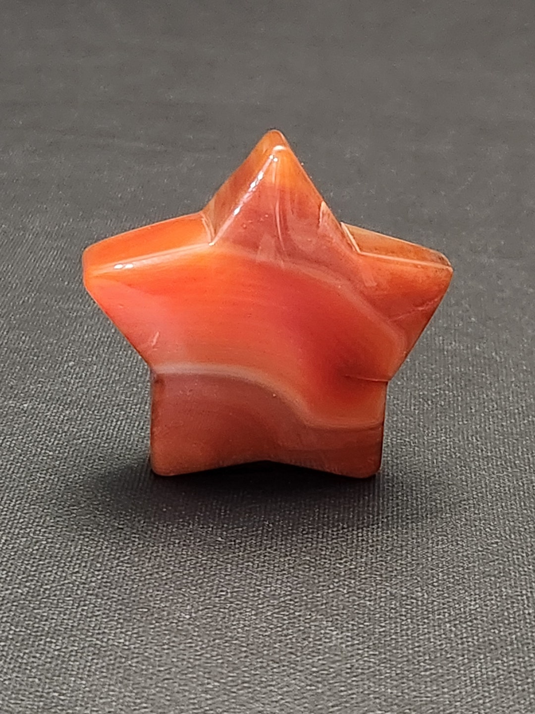 Beautiful 5 Point Carnelian Crystal Star With High Polish - Etsy