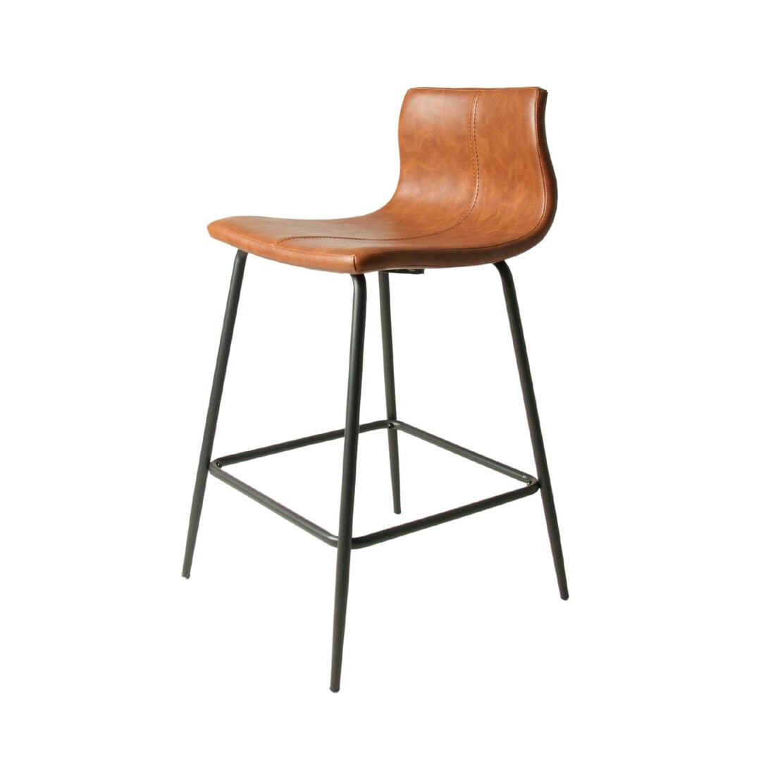 Pair of Tan Brown Barracuda Counter Stools - Etsy UK
