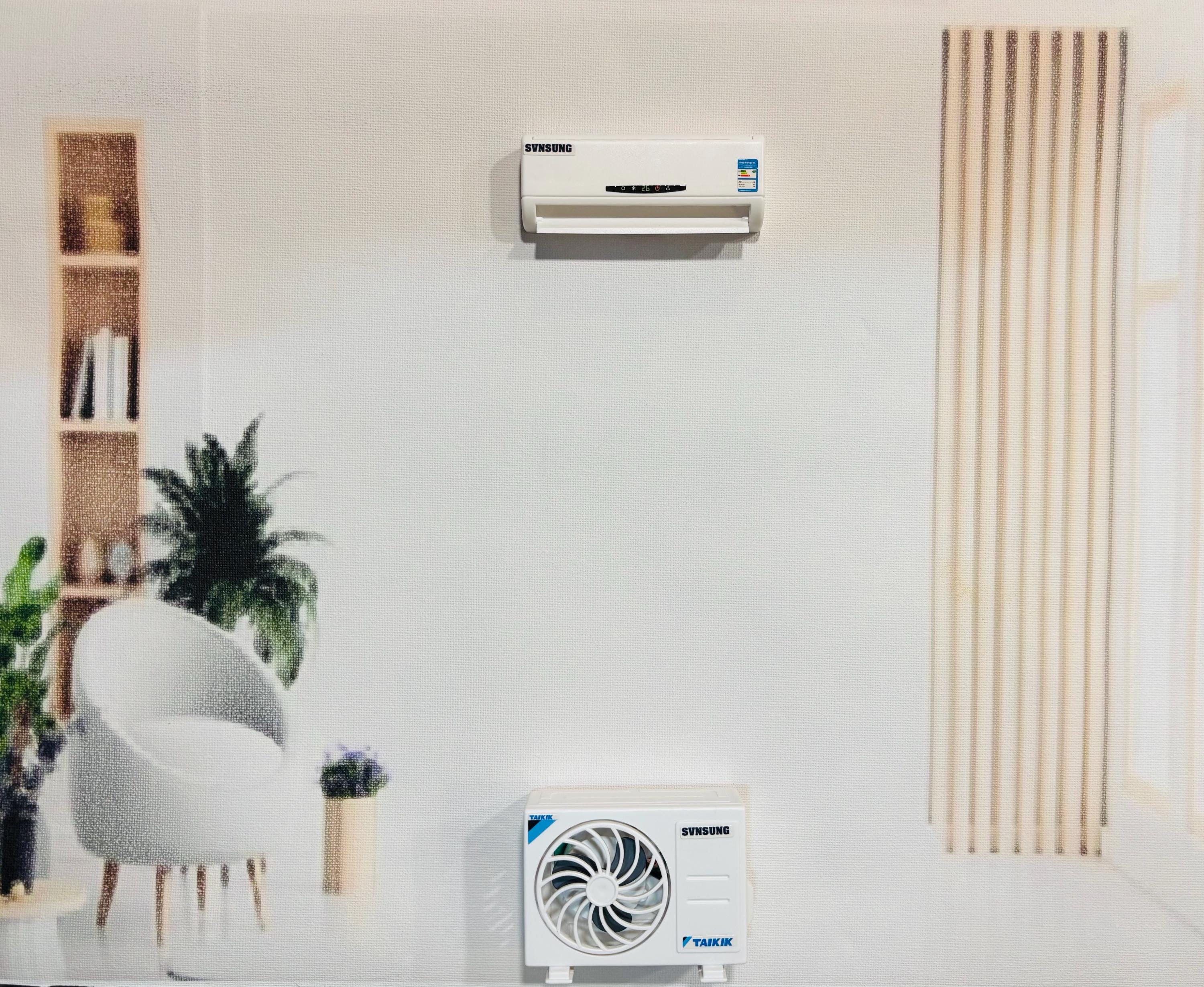 FREE SHIPPING! Miniature Dollhouse Mini Split Air Conditioner, Box Fan ...