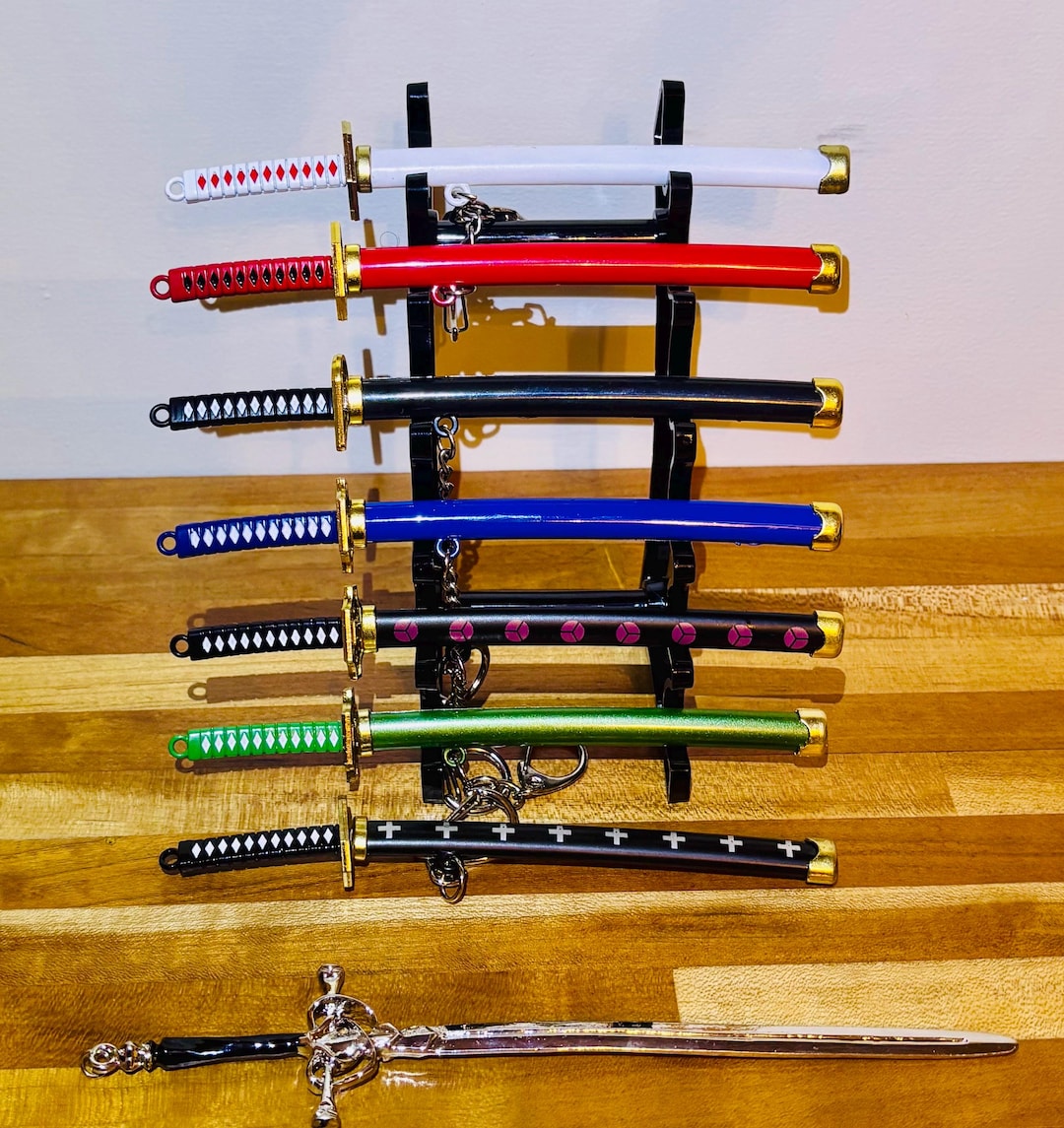 FREE SHIPPING! 1:6 Size Samuai Sword W/sheath, Sword Keychain, Letter ...