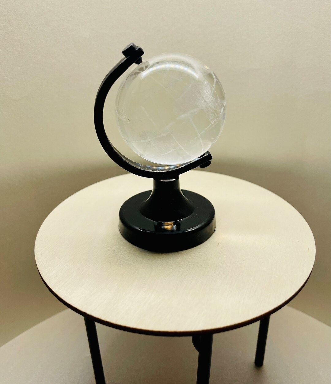 FREE SHIPPING Etched Glass World Globe for 1:6 Scale Use, Dollhouse ...