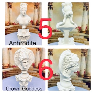FREE SHIPPING! 1pc 1/6 or 1/12 Scale Miniature Resin Bust, Dollhouse ...