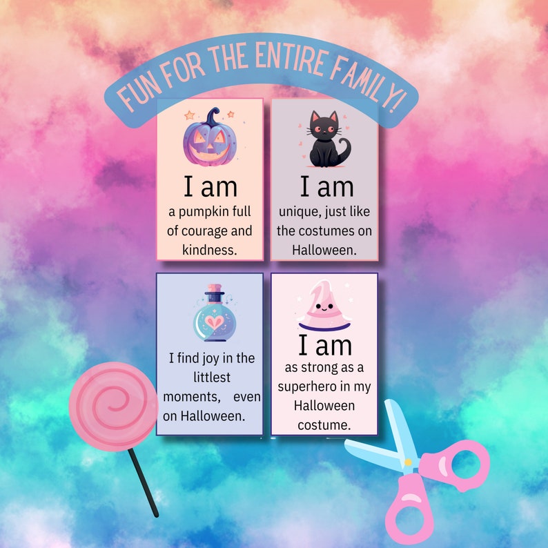 Positive Affirmation Cards for Kids, PDF, Instant Download, Positive ...