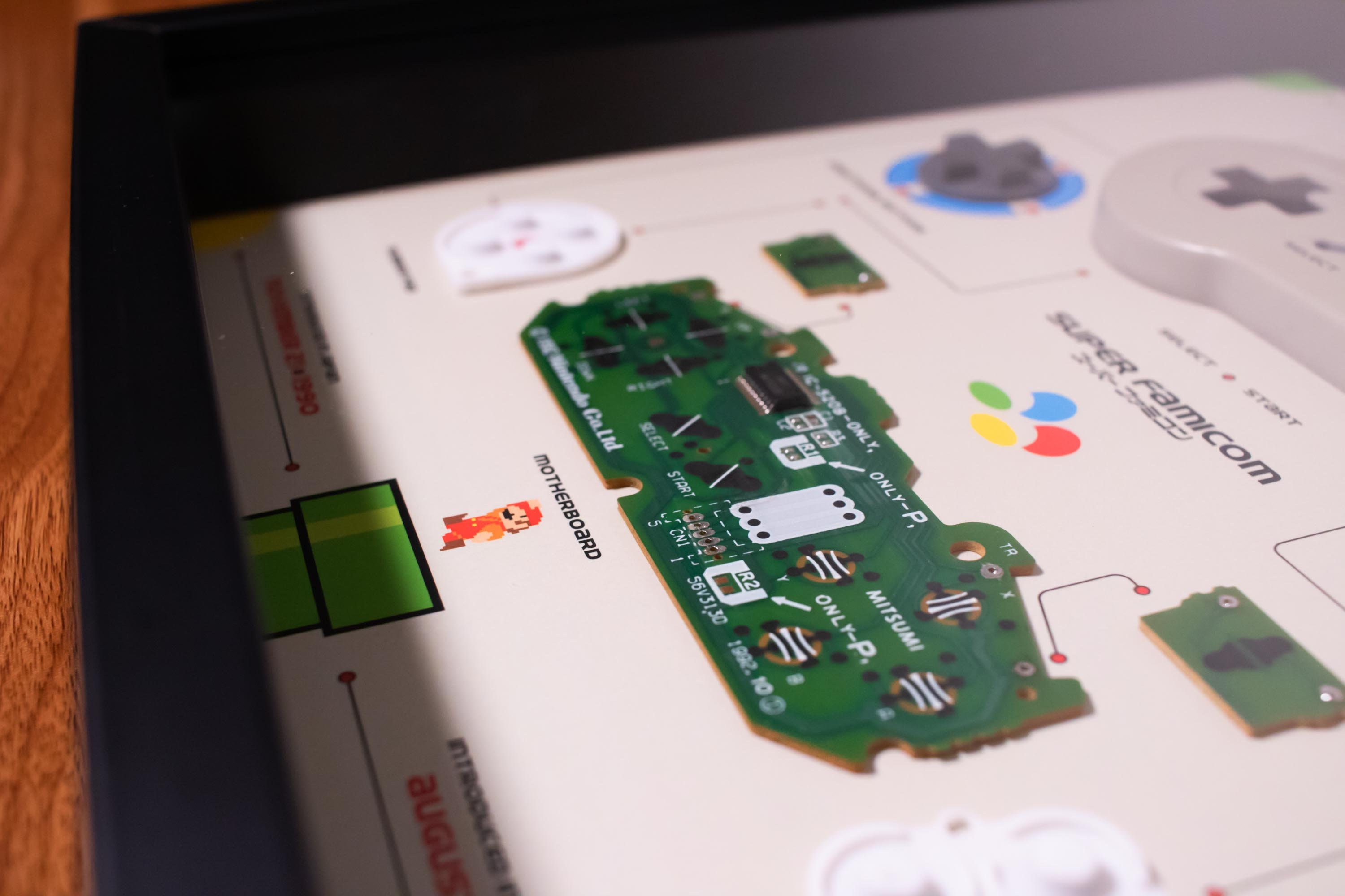 Super Nintendo Famicom Controller Framed - Etsy
