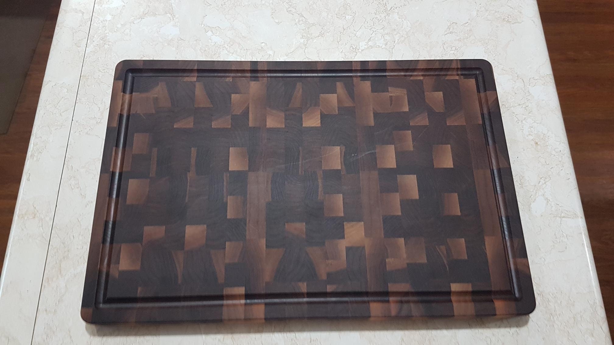Walnut End-grain Cutting Board - Etsy