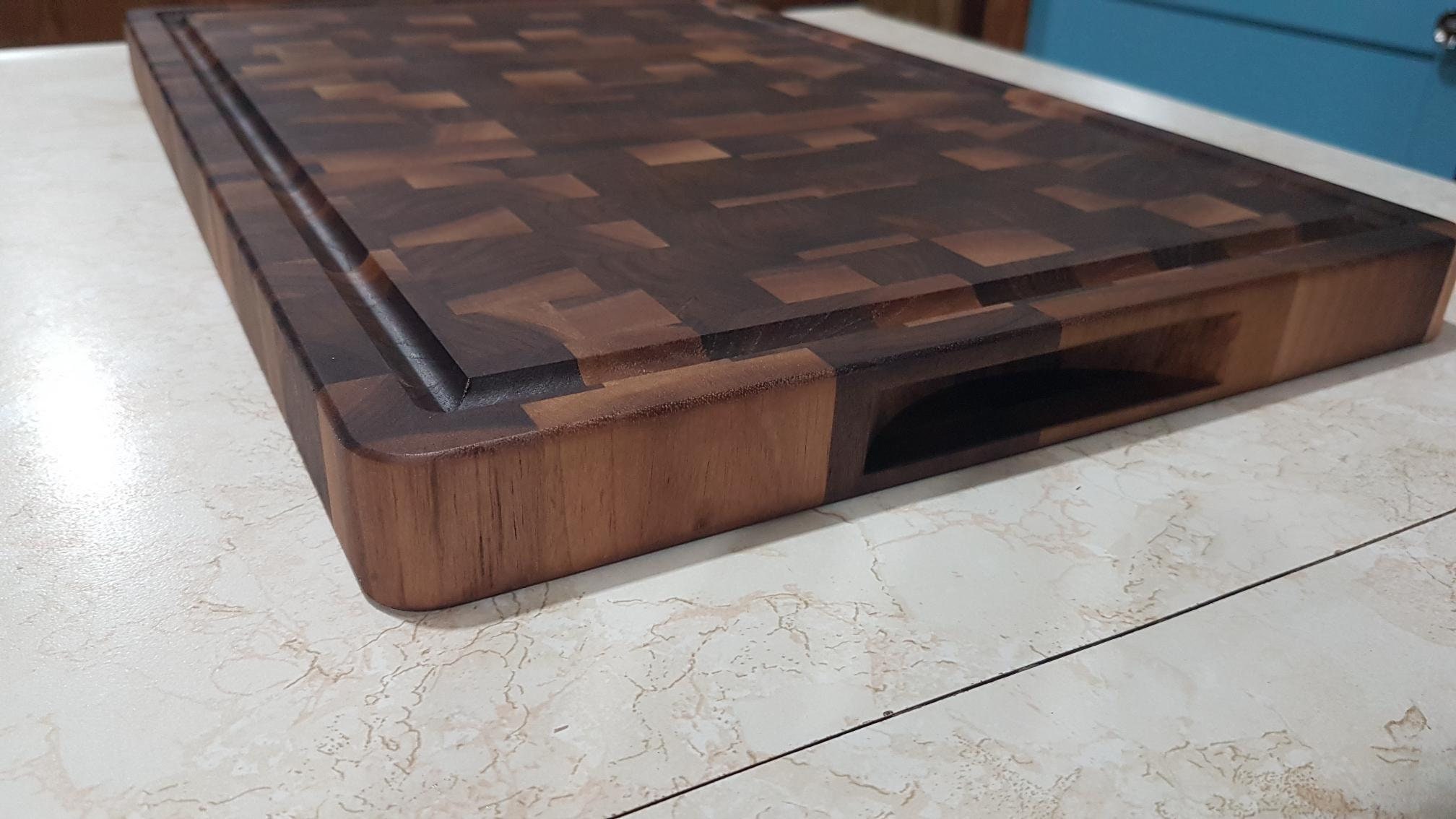 Walnut End-grain Cutting Board - Etsy